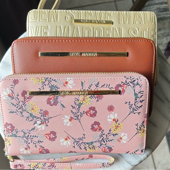 Steve Madden | Bags | Steve Madden Lotbundle Of 3 Wallets | Poshmark
